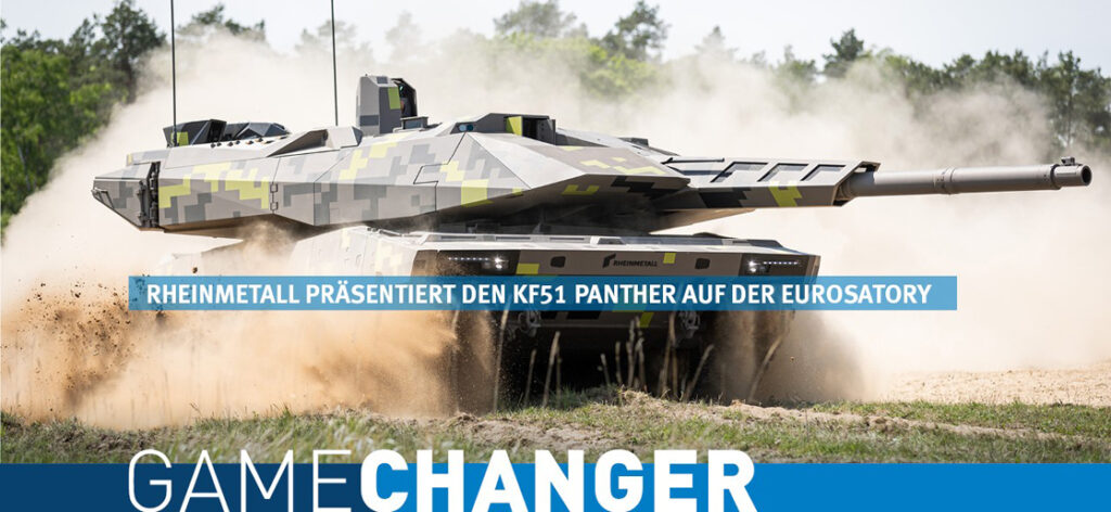 Rheinmetall präsentiert den KF51 Panther auf der Eurosatory 2022 – der Game Changer für die ...